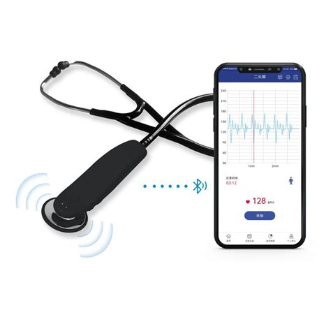 Medical Electronic Digital Dual Head Stethoscope Portable Bluetooth