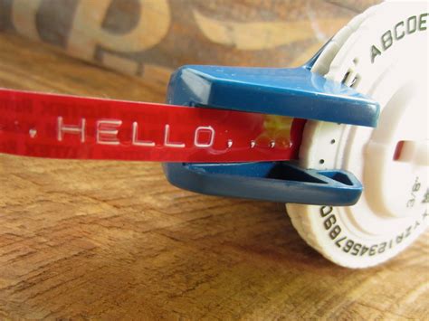 Historys Dumpster The Dymo Label Maker