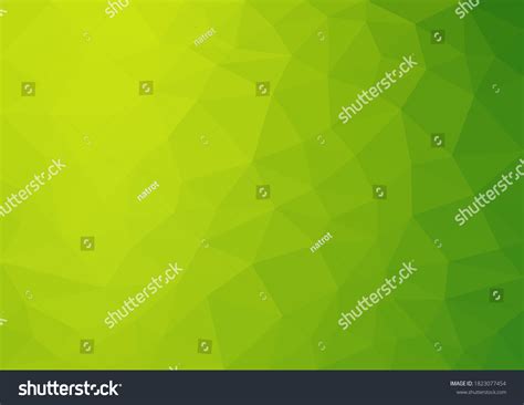 Abstract Green Geometric Vector Background Can Stock Vector Royalty
