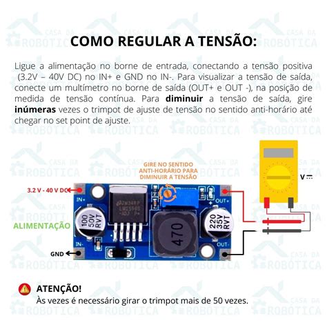 2x Regulador De Tensão Step Down Buck Conversor Dc Dc Lm2596 3a