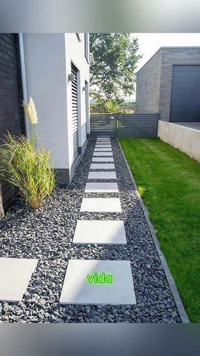 Camino De Piedras Ideales Para Jardines Rústicos 💖🏡 Jardín Con Piedras Jardines Rústicos