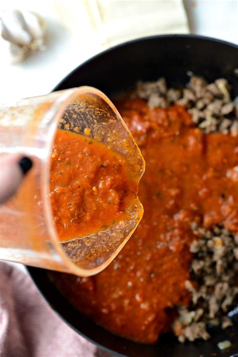 Small Batch Lasagna Simply Scratch