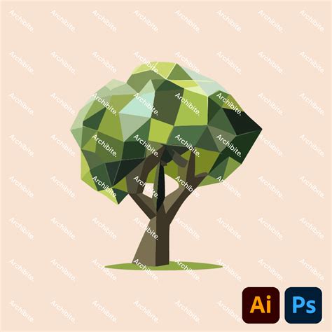 Vector Polygon Trees Elevation