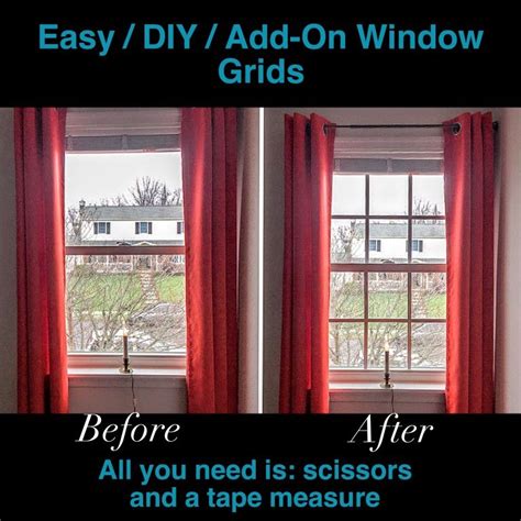 DIY WINDOW GRIDS Window Grids Diy Window Windows