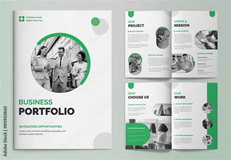Business Portfolio Layout Template Stock Template Adobe Stock