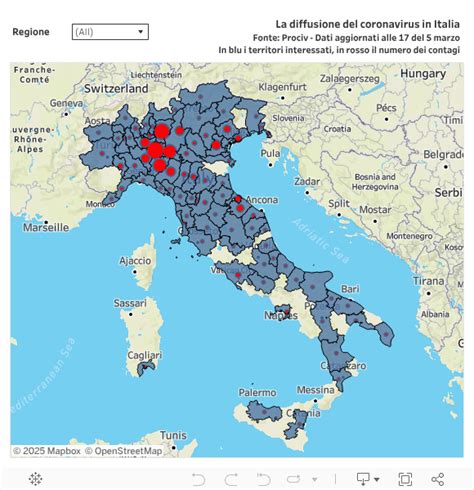 La Mappa Del Contagio Da Coronavirus In Italia Aiss Associazione