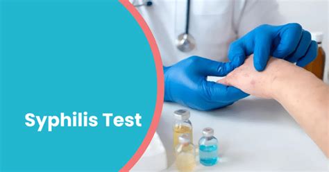 Syphilis Testing Simple Safe And So Important