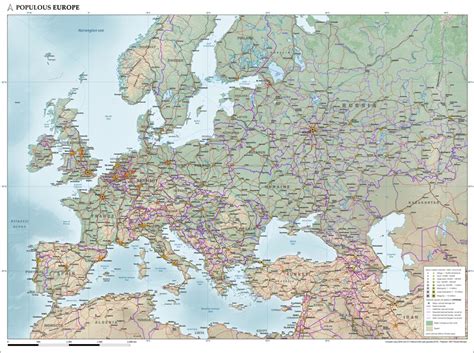 Mapa Físico De Europa Galería De Mapas