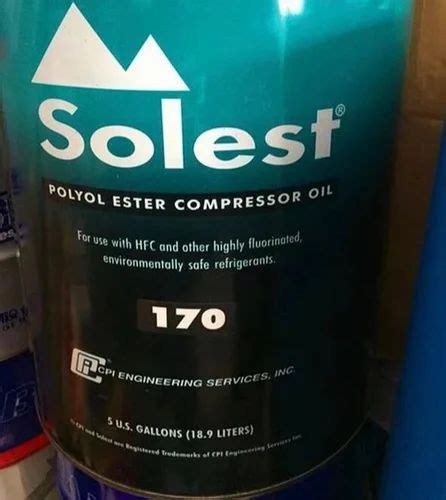 Rotary Vane Solest Polyol Ester 170 Compressor Oil At ₹ 1600 Litre In