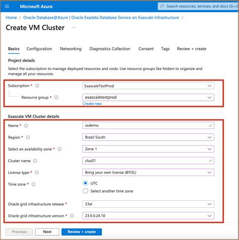 Provision Oracle Exadata Database Service On Exascale Infrastructure On