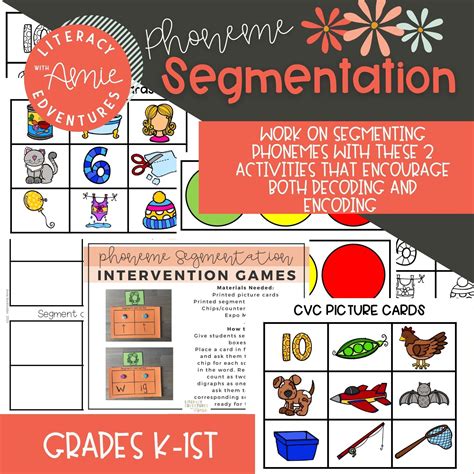 Phoneme Segmentation Activities — Literacy Edventures