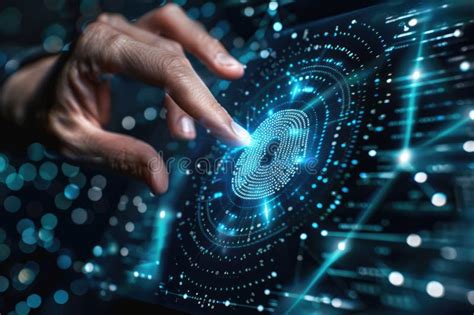 Digital Security Data Protection Cyber Defense Encrypted Access