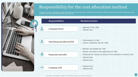 Responsibility For The Cost Allocation Method Stages Of Cost Allocation