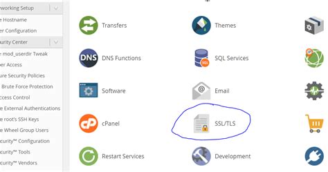 how to install an ssl tls certificate in web host manager whm free
