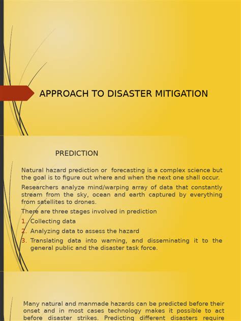 Approach To Disaster Mitigation Pdf Tropical Cyclones Natural