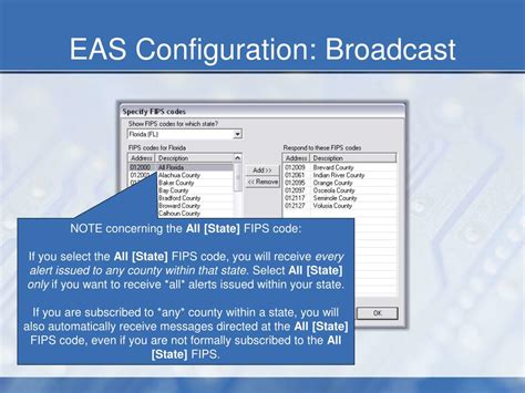 Ppt Emnet Setup Eas Message Reception Broadcast Stations