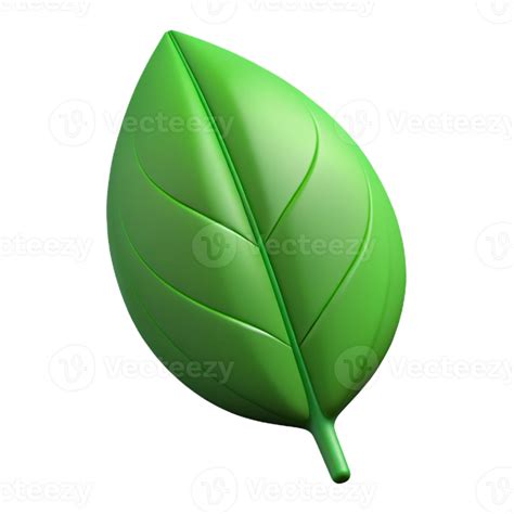 Pristine Renaissance Crisp Edges Leaf With Flat Green Fill Minimal Design With Scalable Design