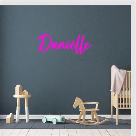 Daniëlle Neon Lamp Naam Tekst Neonbord Laten Maken Neonlampen Nl