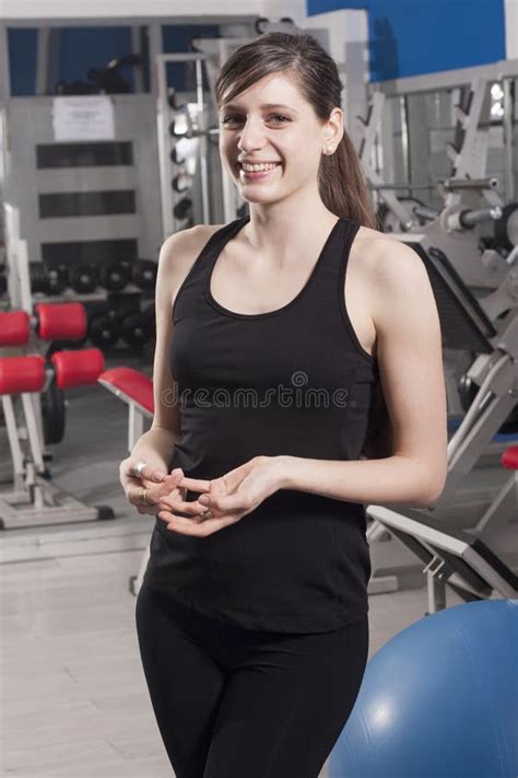 Female Fitness Trainer Stock Photo Image Of Adult Fitness