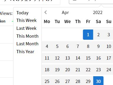 Preset Range Dates Styling Issue Vuepic Vue Datepicker GitHub