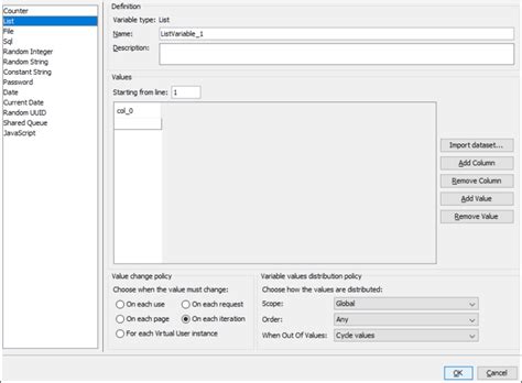 Neoload Parameterization Variable Steps To Define A Variable