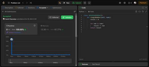 Sumit Chaurasiya On Linkedin Leetcode 100daysofcode Problemsolving Python Efficiencymatters