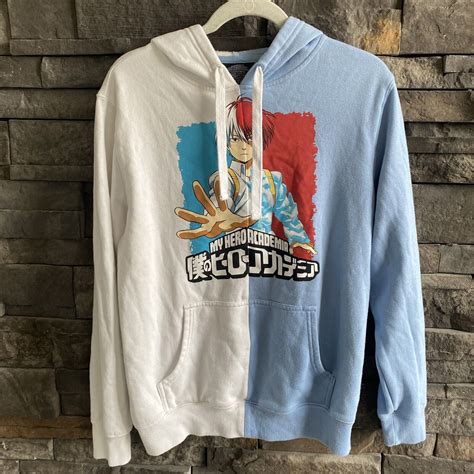 My Hero Academia Shoto Todoroki Split Color Sweatshir Gem