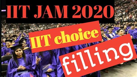 Iit Choice Filling After Iit Jam 2020 Nits Choice Iit Jam Mathematics Iitian Academy Youtube
