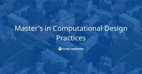 Masters In Computational Design Practices At Columbia University