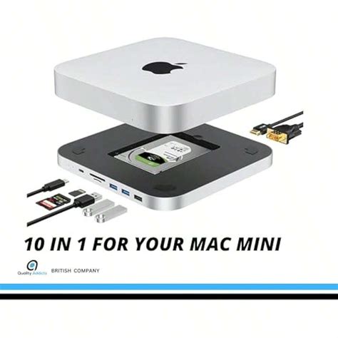 Addicts Usb C Stand Hub For Mini M M M Pro Studio With Sata Ssd Hard