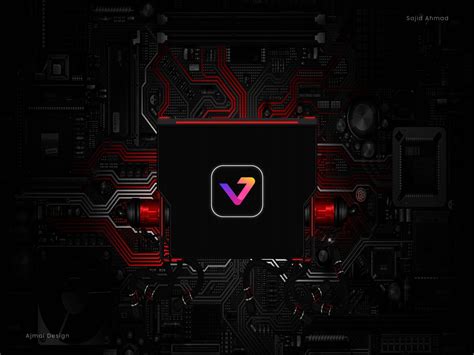 V Tech Logo V Logomark V Modern Logo By Sajid Ahmed Logo Designer Branding Expert Ad