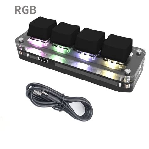 Rdxone Programming Macro Keyboard Rgb Custom Knob Keyboard 3 6 12 Keys