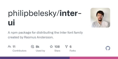 Github Philipbeleskyinter Ui A Npm Package For Distributing The