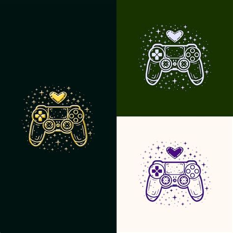 Premium Psd A Green And Black Background With A Video Game Controller
