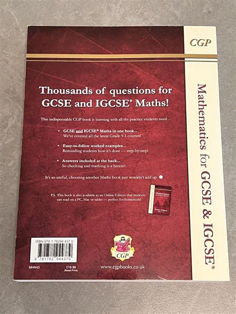 Mathematics For Gcse And Igcse Higher Level For The Grade 9 1 Course 興趣