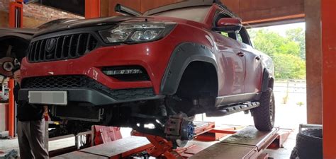 렉스턴스포츠 Ghp 4인치 리프트업킷 3인치 데후다운 로워암어퍼암 교환 및 리어 조절식 도큐로드하 작업 네이버 블로그