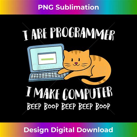 Funny I Are Programmer Programming Coding Nerd Cat Kitten Inspire