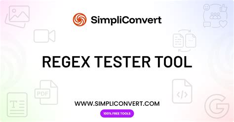 Regex Tester Online Debug And Validate Regular Expressions Simpliconvert