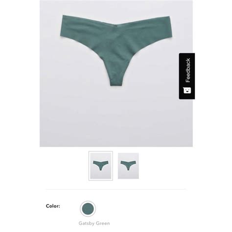 Jual Aerie No Show Thong Underwear Seamless Seamfree Cheeky Panties