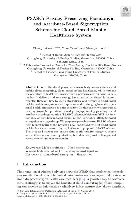 Pdf P3asc Privacy Preserving Pseudonym And Attribute Based