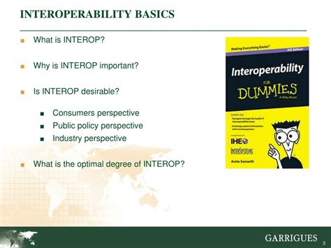Ppt The Role Of Standardisation And Interoperability Powerpoint