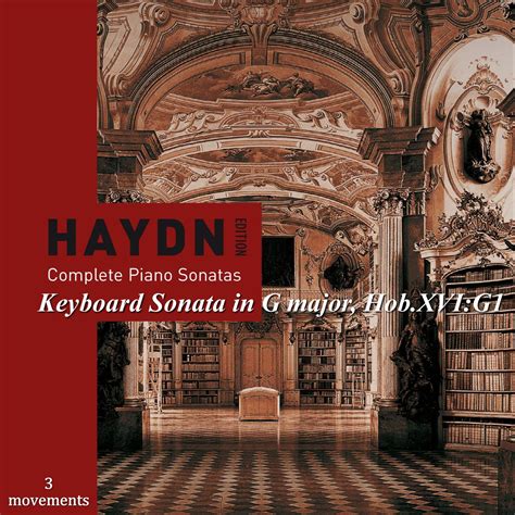 Haydn Keyboard Sonata In G Major Hobxvig1 Original Fingered