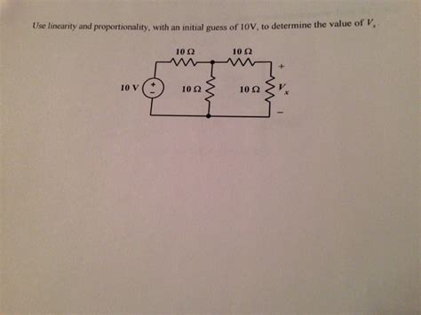 solved use linearity and proportionality with an initial