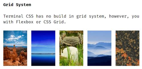 Terminal Style Css Framework Terminalcss Css Script