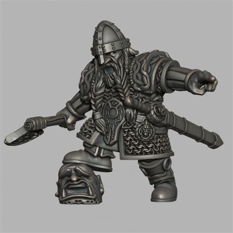 3d Printable Classic Fantasy Dwarves By Wargames Atlantic