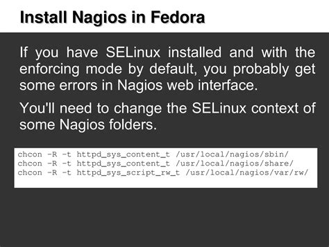 Tutorial Install Nagios In Fedora Odp