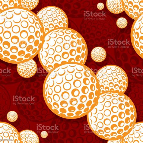 골프 공 완벽 한 패턴 벡터 이미지입니다 골프 반복 타일 배경 벽지 질감 디자인 경쟁에 대한 스톡 벡터 아트 및 기타 이미지