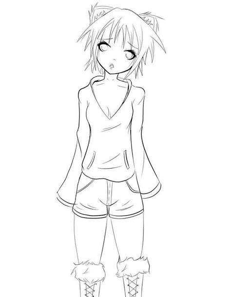 Как нарисовать аниме тянку в полный рост