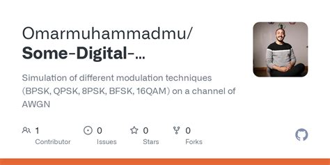 GitHub Omarmuhammadmu Some Digital Communications Modulation Simulation Of Different