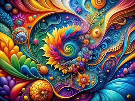 Unleash Your Inner Artist With This Detailed Surreal Abstract Coloring